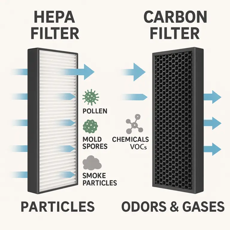 HEPA vs Carbon Filters: What’s the Real Difference and Which Do You Need