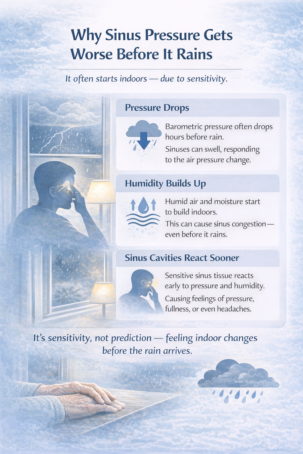 Why Sinus Pressure Gets Worse Before It Rains